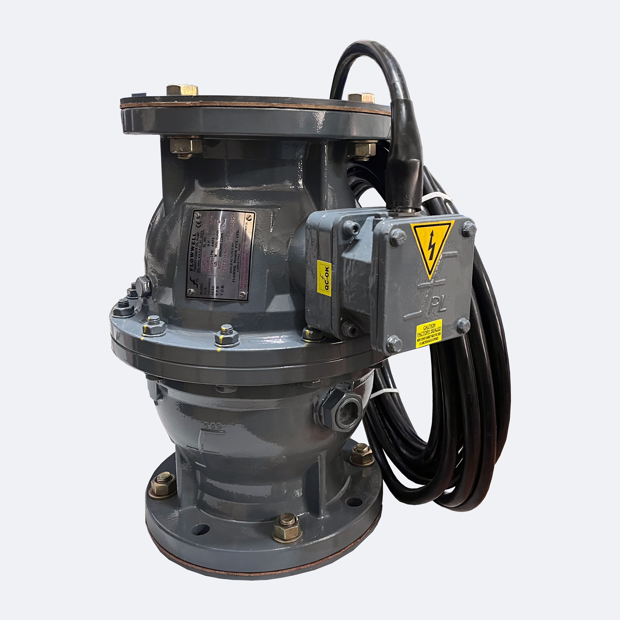 Glandless Transformer Oil Pump – Flow Oil Pumps